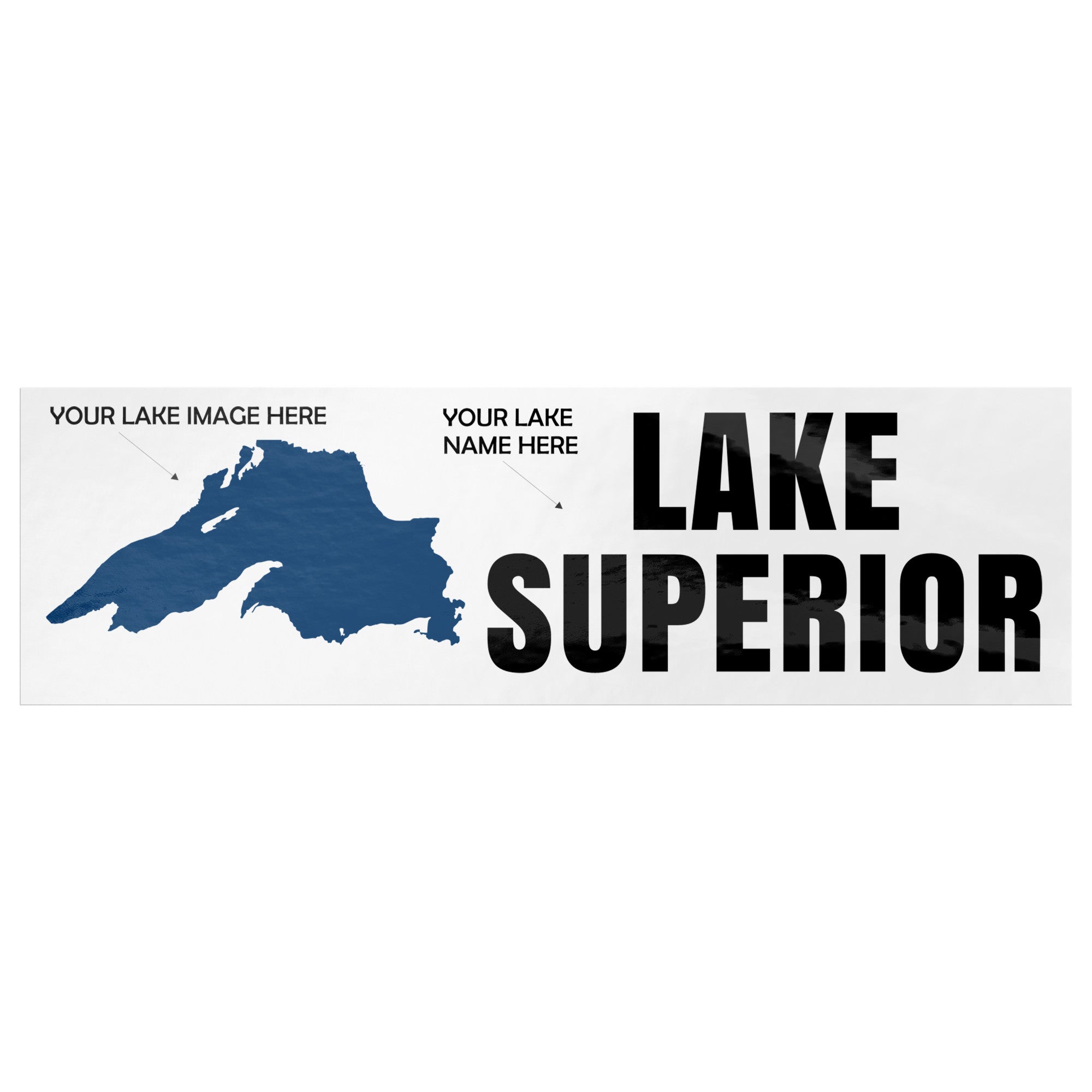 Custom Lake Bumper Sticker – Home Lake Goods